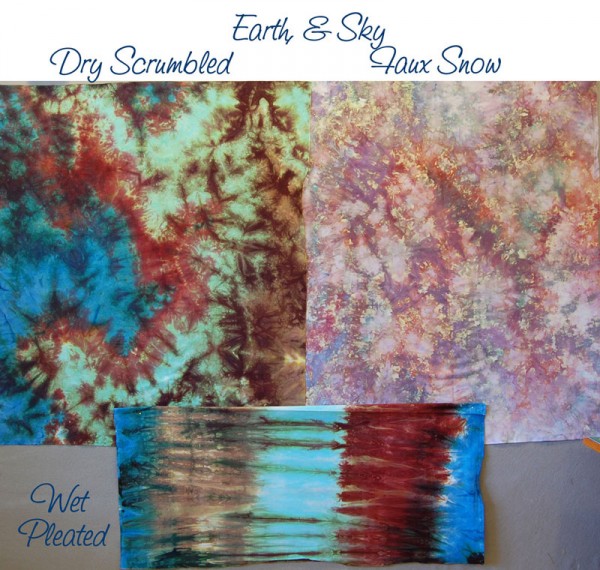 Faux Snow Dyeing – Candied Fabrics