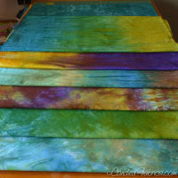 Studio Snapshots | Freshly Dyed Cotton Sateen – Candied Fabrics