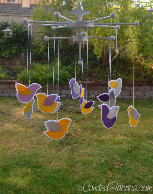 Final Present for Lucy | A Bird Mobile! – Candied Fabrics
