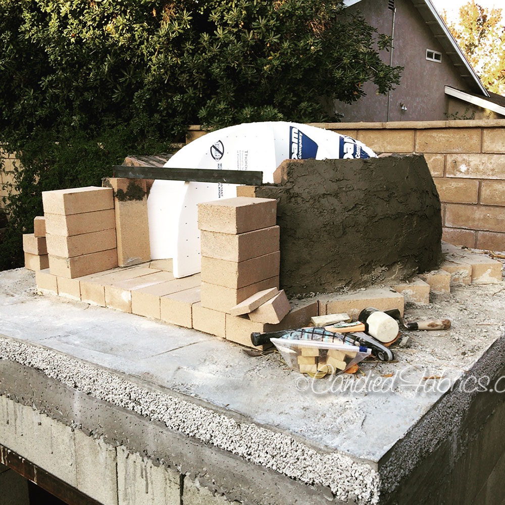 4 | Building a Brick Pizza Oven – Candied Fabrics