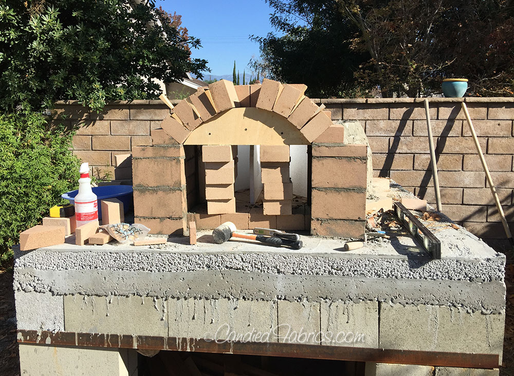 4 | Building a Brick Pizza Oven – Candied Fabrics