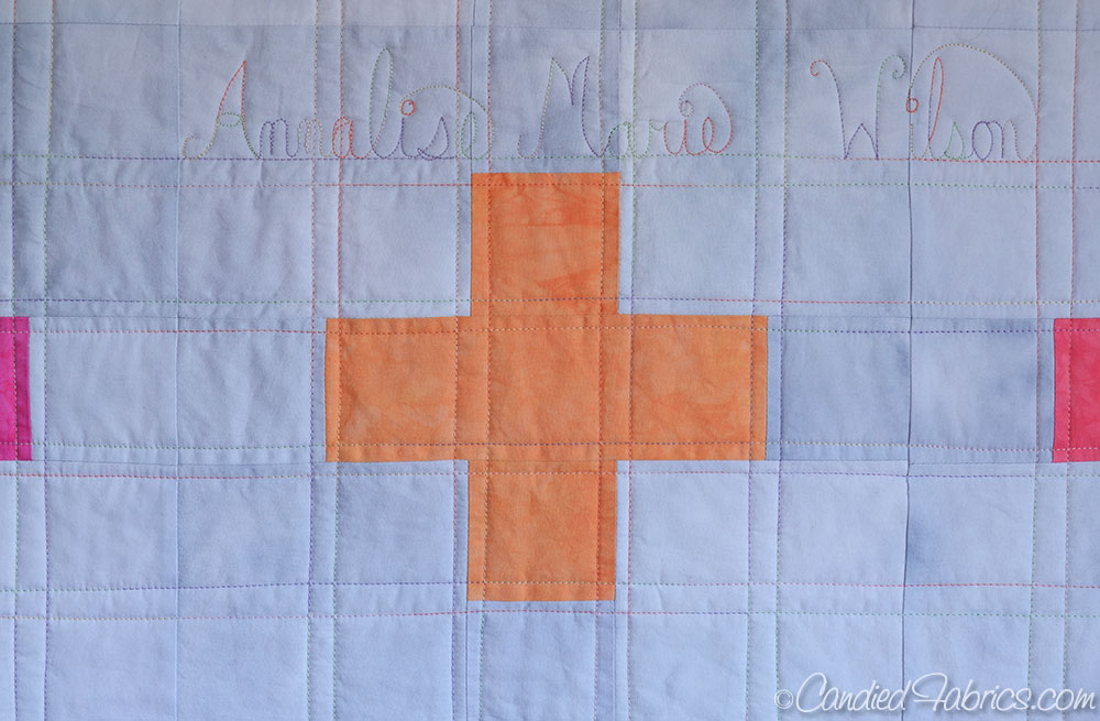 A Swiss Cross Quilt for Baby Annalise! – Candied Fabrics